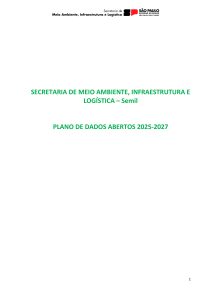 Semil - Secretaria de Meio Ambiente, Infraestrutura e Logística de SP