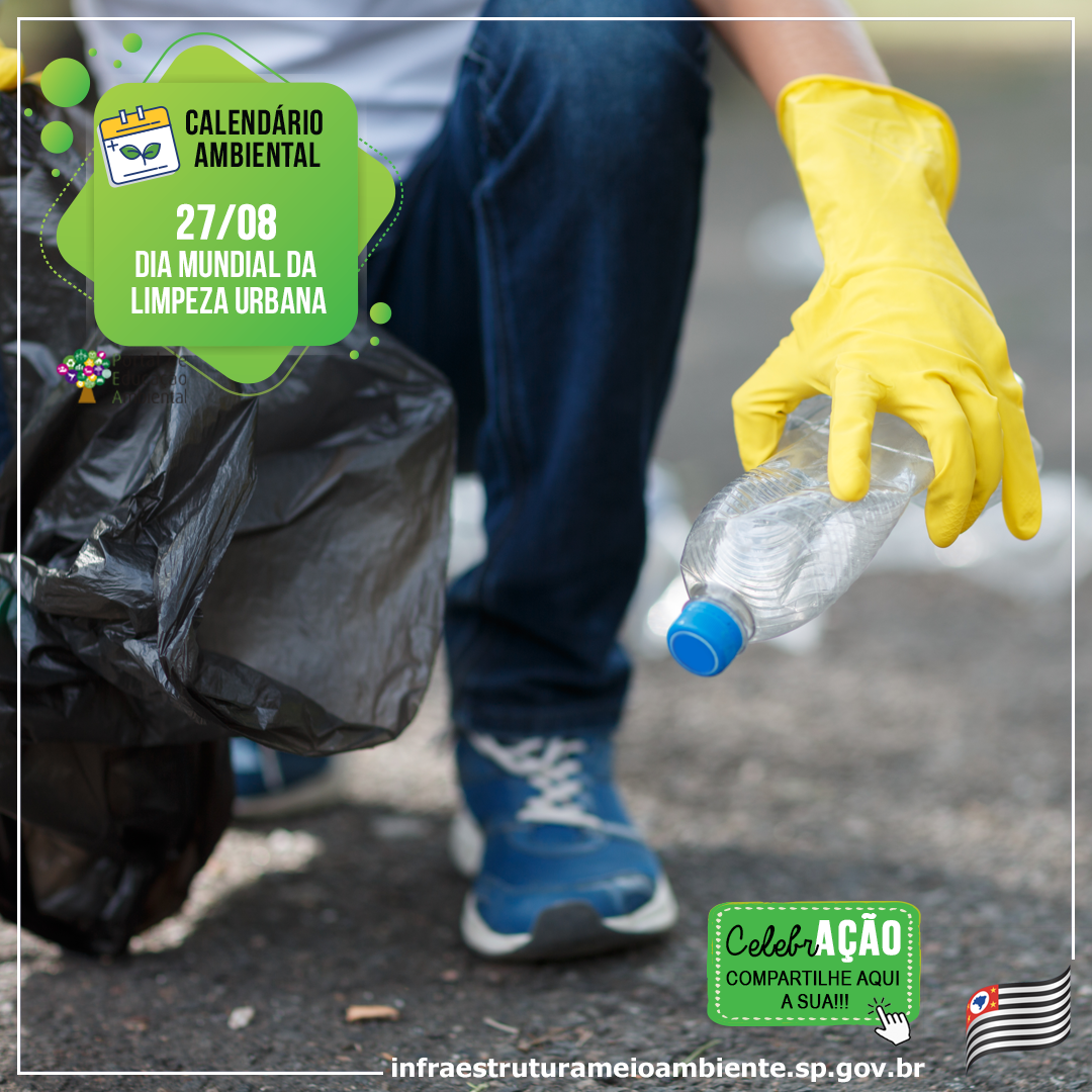 27 De Agosto Dia Mundial Da Limpeza Urbana Portal De Educação Ambiental